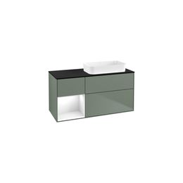 Villeroy & Boch V&B Waschtischunterschrank Wandbeleuchtung Finion 120x60 cm, Rg li glo wh. Lac, Oli. m Lac ; Villeroy & Boch (G682GFGM)