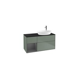Villeroy & Boch V&B Waschtischunterschrank Finion 120cm, Pl b m, Rg A m Lac, Oli. m Lac ; Villeroy & Boch (F922GKGM)