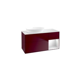 Villeroy & Boch V&B Waschtischunterschrank Finion 120cm, Pl wh. m, Reg wh. m Lac, Peo m ; Villeroy & Boch (FA51MTHB)