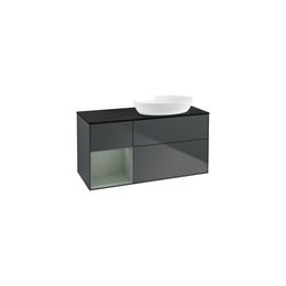 Villeroy & Boch V&B Waschtischunterschrank Wandbeleuchtung Finion 120cm, Pl b m, Rg Ol m Lac, md bl. m Lac ; Villeroy & Boch (GA42GMHG)