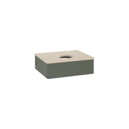 Villeroy & Boch V&B Waschtischunterschrank ohne Frontstruktur -Beleuchtung Antao 60x19x50cm, WBP botti., lea gre. m Lac ; Villeroy & Boch (L07013HL)