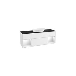 Villeroy & Boch V&B Waschtischunterschrank Finion 160cm, Pl b m, Rg g wh. Lac, glo wh. Lac ; Villeroy & Boch (FD02GFGF)