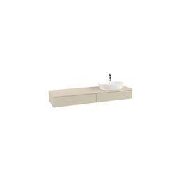 Villeroy & Boch V&B Waschtischunterschrank mit Frontstruktur -Beleuchtung Antao 160x50cm, HL, WBP botti., si Gr m Lac ; Villeroy & Boch (L16153HJ)