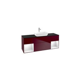 Villeroy & Boch V&B Waschtischunterschrank Wandbeleuchtung Finion 160cm, Pl bla m, Reg glo wh. Lac, Peo m ; Villeroy & Boch (G862GFHB)