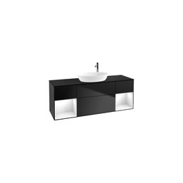 Villeroy & Boch V&B Waschtischunterschrank Finion 160cm, Pl b m, Rg glo wh. Lac, bla m Lac ; Villeroy & Boch (F982GFPD)