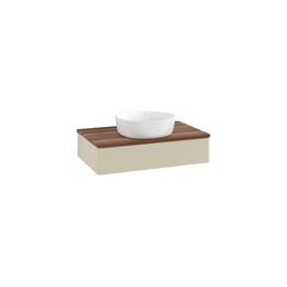 Villeroy & Boch V&B Waschtischunterschrank mit Frontstruktur Antao 80x19x50cm, WBP w. wal, si Gr m Lac ; Villeroy & Boch (K08112HJ)