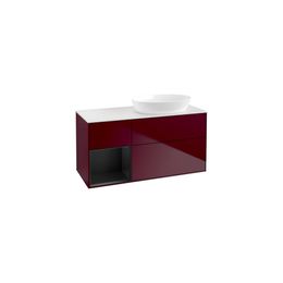 Villeroy & Boch V&B Waschtischunterschrank Wandbeleuchtung Finion 120cm, Pl wh. m, Reg bla m Lac, Peo m ; Villeroy & Boch (GA41PDHB)