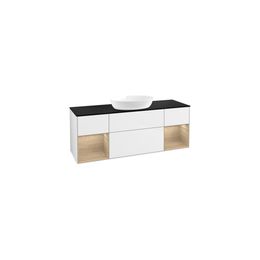 Villeroy & Boch V&B Waschtischunterschrank Finion 160cm, Pl bla m, Reg Oa ven, glo wh. Lac ; Villeroy & Boch (FD02PCGF)