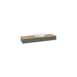 Villeroy & Boch V&B Waschtischunterschrank ohne Frontstruktur Antao 160x50cm, WBP hon. Oa, lea gre. m Lac ; Villeroy & Boch (K14011HL)
