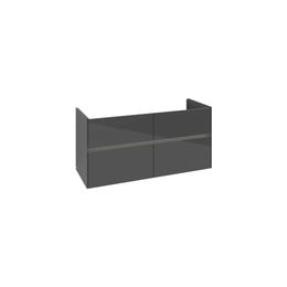 Villeroy & Boch V&B Waschtischunterschrank Collaro 126,1x61x48cm, WT mi, LED 9,4W, glo Gr ; Villeroy & Boch (C147B0FP)