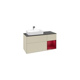 Villeroy & Boch V&B Waschtischunterschrank Finion 120cm, Pl bla m, Reg re Peo, si Gr m Lac ; Villeroy & Boch (F402HBHJ)