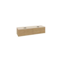 Villeroy & Boch V&B Waschtischunterschrank ohne Frontstruktur, mit Beleuchtung Antao 160x50cm, HL, WBP-farbe botti., hon. oak ; Villeroy & Boch (L28053HN)