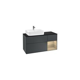 Villeroy & Boch V&B Waschtischunterschrank Finion 120cm, Pl b m, Rg r Oa ven, md bl. m Lac ; Villeroy & Boch (F152PCHG)