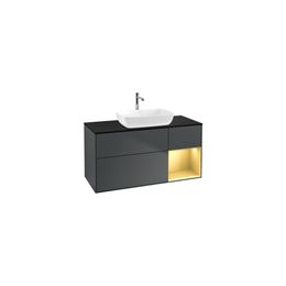 Villeroy & Boch V&B Waschtischunterschrank Finion 120cm, Pl b m, Rg g m Lac, md bl. m Lac ; Villeroy & Boch (F832HFHG)