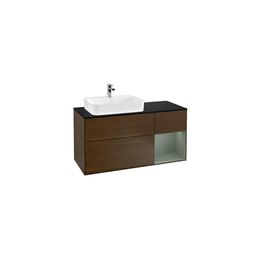 Villeroy & Boch V&B Waschtischunterschrank Finion 120cm, Pl b m, Rg re Oli. m Lac, wal ven ; Villeroy & Boch (F402GMGN)