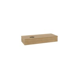 Villeroy & Boch V&B Waschtischunterschrank mit Frontstruktur, mit Beleuchtung Antao 120x19x50cm, WBP-farbe hon. Oa, hon. oak ; Villeroy & Boch (L11111HN)