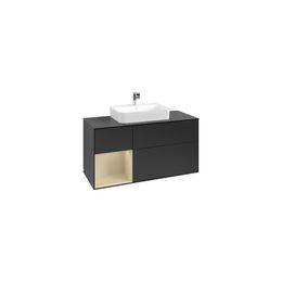Villeroy & Boch V&B Waschtischunterschrank Finion 120cm, Pl b m, Rg l si G m La, bla m Lac ; Villeroy & Boch (F412HJPD)