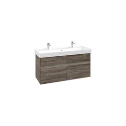 Villeroy & Boch V&B Waschtischunterschrank Collaro 115,4x54,6x44,4cm, WT mit, LED, st. oak ; Villeroy & Boch (C012B0RK)