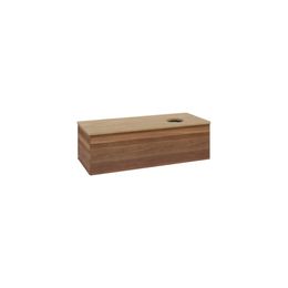 Villeroy & Boch V&B Waschtischunterschrank ohne Frontstruktur, mit Beleuchtung Antao 120x36x50cm, WBP-farbe hon. Oa, w. wal ; Villeroy & Boch (L34011HM)