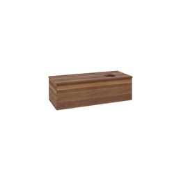 Villeroy & Boch V&B Waschtischunterschrank ohne Frontstruktur, mit Beleuchtung Antao 120x36x50cm, WBP-farbe w. wal, w. walnut ; Villeroy & Boch (L34012HM)