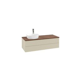 Villeroy & Boch V&B Waschtischunterschrank mit Frontstruktur, mit Beleuchtung Antao 120x36x50cm, HL, WBP w. wal, si Gr m Lac ; Villeroy & Boch (L22152HJ)