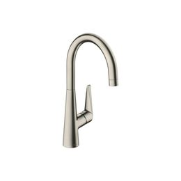 Hansgrohe Sp&uuml;ltisch-Einhebelmischer 260 Talis M51 EcoSmart 1jet, 4,5 l/min, Edelstahl-Optik (72816800)