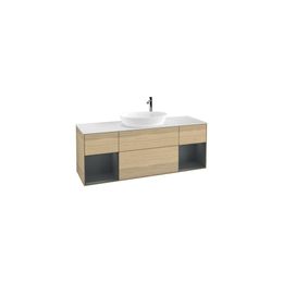 Villeroy & Boch V&B Waschtischunterschrank Finion 160cm, Pl wh. m, Reg md m Lac, Oa ven ; Villeroy & Boch (F981HGPC)