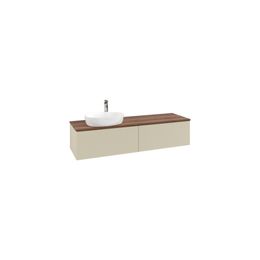 Villeroy & Boch V&B Waschtischunterschrank mit Frontstruktur Antao 160x50cm, HL, WBP w. wal, si Gr m Lac ; Villeroy & Boch (K37152HJ)