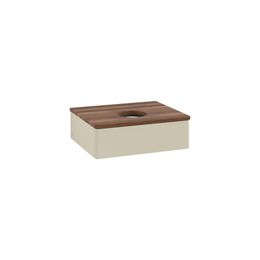 Villeroy & Boch V&B Waschtischunterschrank ohne Frontstruktur -Beleuchtung Antao 60x19x50cm, WBP w. wal, si Gr m Lac ; Villeroy & Boch (L07012HJ)