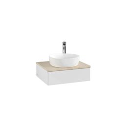 Villeroy & Boch V&B Waschtischunterschrank ohne Frontstruktur -Beleuchtung Antao 60x19x50cm, HL, WBP botti., glo wh. Lac ; Villeroy & Boch (L07053GF)
