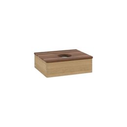 Villeroy & Boch V&B Waschtischunterschrank ohne Frontstruktur -Beleuchtung Antao 60x19x50cm, WBP-farbe w. wal, honey oak ; Villeroy & Boch (L07012HN)