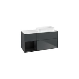 Villeroy & Boch V&B Waschtischunterschrank Wandbeleuchtung Finion 120x60 cm, Rg li bla m Lac, md bl. m Lac ; Villeroy & Boch (G681PDHG)