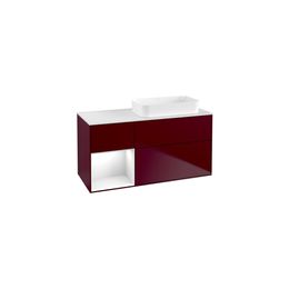 Villeroy & Boch V&B Waschtischunterschrank Finion 120x60 cm, Reg li glo wh. Lac, Peo Matt ; Villeroy & Boch (F681GFHB)