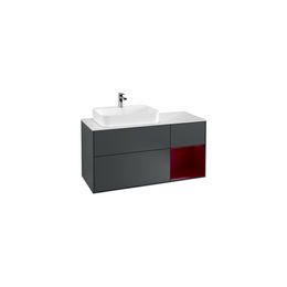 Villeroy & Boch V&B Waschtischunterschrank Finion 120cm, Pl w m, Reg re Peo, md bl. m Lac ; Villeroy & Boch (F401HBHG)