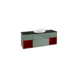 Villeroy & Boch V&B Waschtischunterschrank Finion 160cm, Pl b m, Reg Peo m Lac, Oli. m Lac ; Villeroy & Boch (FD02HBGM)