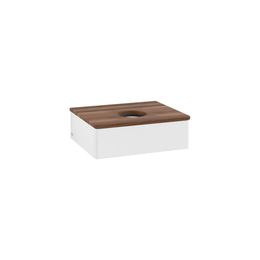 Villeroy & Boch V&B Waschtischunterschrank ohne Frontstruktur -Beleuchtung Antao 60x19x50cm, WBP-farbe w. wal, wh. m Lac ; Villeroy & Boch (L07012MT)