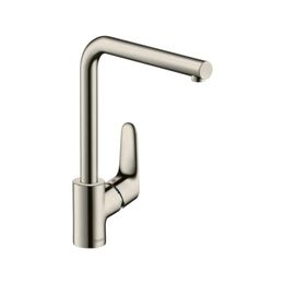 Hansgrohe Sp&uuml;ltisch-Einhebelmischer 280 Focus M41 EcoSmart 1jet, 4,7 l/min, Edelstahl-Optik (31827800)