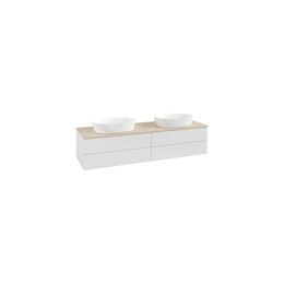 Villeroy & Boch V&B Waschtischunterschrank ohne Frontstruktur, mit Beleuchtung Antao 160x50cm, WBP-farbe botti., glo wh. Lac ; Villeroy & Boch (L28013GF)