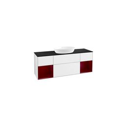 Villeroy & Boch V&B Waschtischunterschrank Finion 160cm, Pl b m, Rg Peo m Lac, glo wh. Lac ; Villeroy & Boch (FD02HBGF)