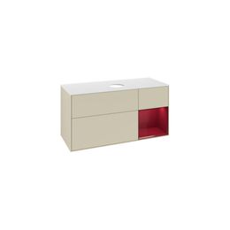 Villeroy & Boch V&B Waschtischunterschrank Finion 120cm, Pl w m, Rg Peo m Lac, si Gr m Lac ; Villeroy & Boch (FA71HBHJ)