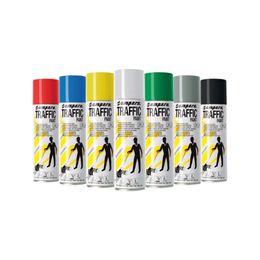 A.M.P.E.R.E Traffic 2 Bodenmarkierspray 500ml wei&szlig;, f&uuml;r Innen- und Au&szlig;enbereiche, 100% Acrylharz, 3495881141008)