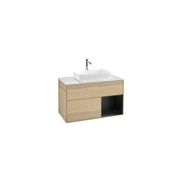 Villeroy & Boch V&B Waschtischunterschrank Finion 100, Pl wh. m, Reg bla m Lac, Oa ven ; Villeroy & Boch (F781PDPC)