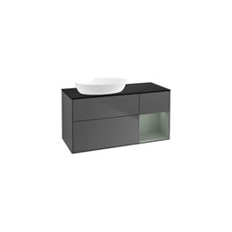 Villeroy & Boch V&B Waschtischunterschrank Finion 120cm, Pl b m, Rg Oli. m Lac, Anthrac. m ; Villeroy & Boch (FA52GMGK)