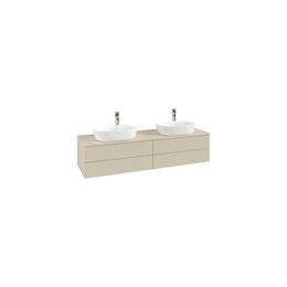 Villeroy & Boch V&B Waschtischunterschrank ohne Frontstruktur, mit Beleuchtung Antao 160x50cm, HL, WBP botti., si Gr m Lac ; Villeroy & Boch (L28053HJ)