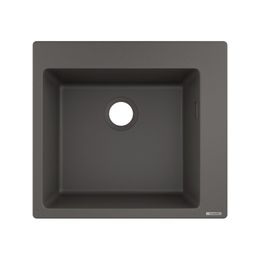 Hansgrohe Einbausp&uuml;le 450 S510-F450 540x490mm, 1 Beck., HL vord, steingrau (43312290)