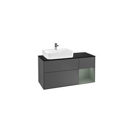 Villeroy & Boch V&B Waschtischunterschrank Finion 120cm, Pl b m, Rg r Ol m Lac, Anthrac. m ; Villeroy & Boch (F152GMGK)