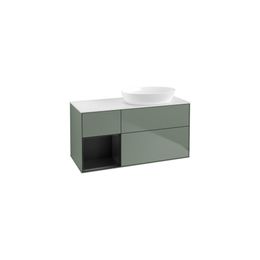 Villeroy & Boch V&B Waschtischunterschrank Wandbeleuchtung Finion 120cm, Pl w m, Reg bla m Lac, Oli. m Lac ; Villeroy & Boch (GA41PDGM)
