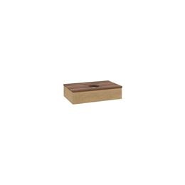 Villeroy & Boch V&B Waschtischunterschrank mit Frontstruktur Antao 80x19x50cm, WBP-farbe w. wal, honey oak ; Villeroy & Boch (K08112HN)