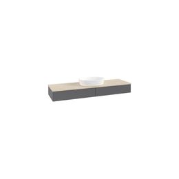 Villeroy & Boch V&B Waschtischunterschrank ohne Frontstruktur Antao 160x50cm, WBP botti., Anthrac. m Lac ; Villeroy & Boch (K14013GK)