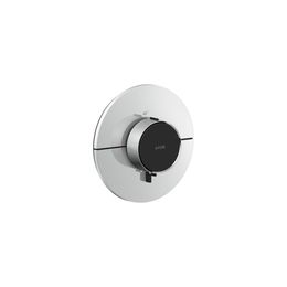 Hansgrohe Thermostat Axor ShowerSelect ID HF Unterputz, rund, Brushed Nickel (36759820)